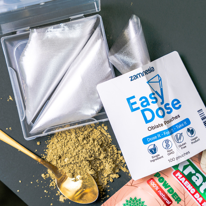 Saquetas oblate | Utilização simples e higiénica de suplementos - Zamnesia